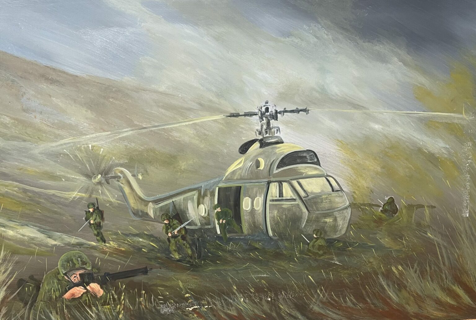 Ulster Defence Regiment collection of paintings - story board life in a ...