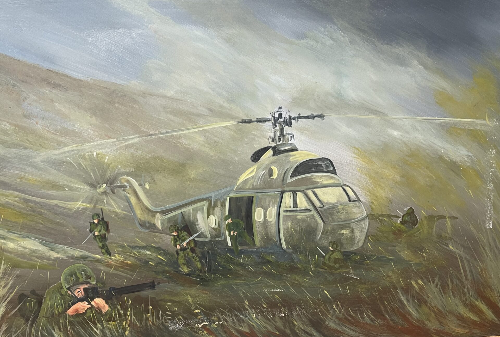 Ulster Defence Regiment collection of paintings - story board life in a ...