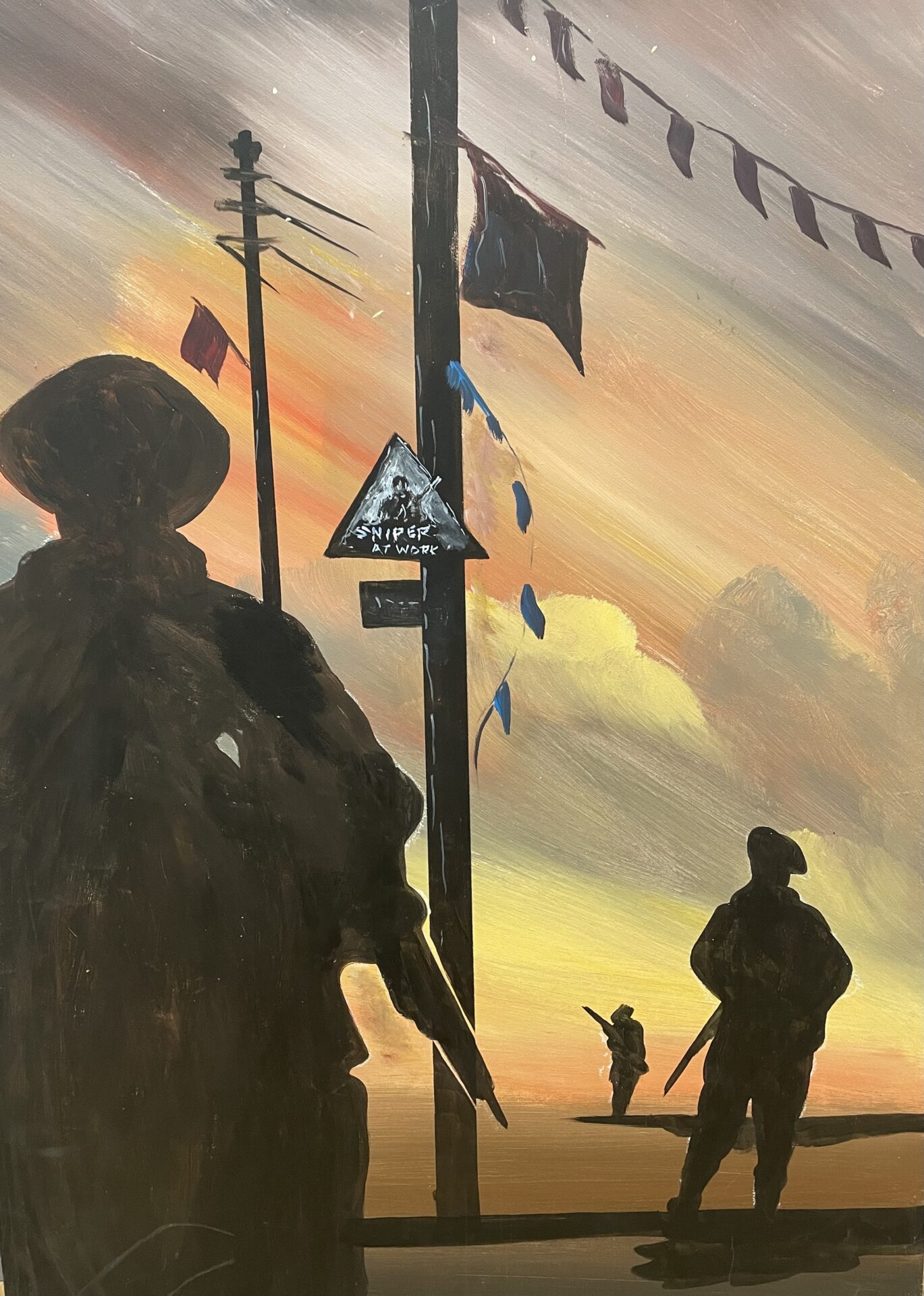 Ulster Defence Regiment collection of paintings - story board life in a ...